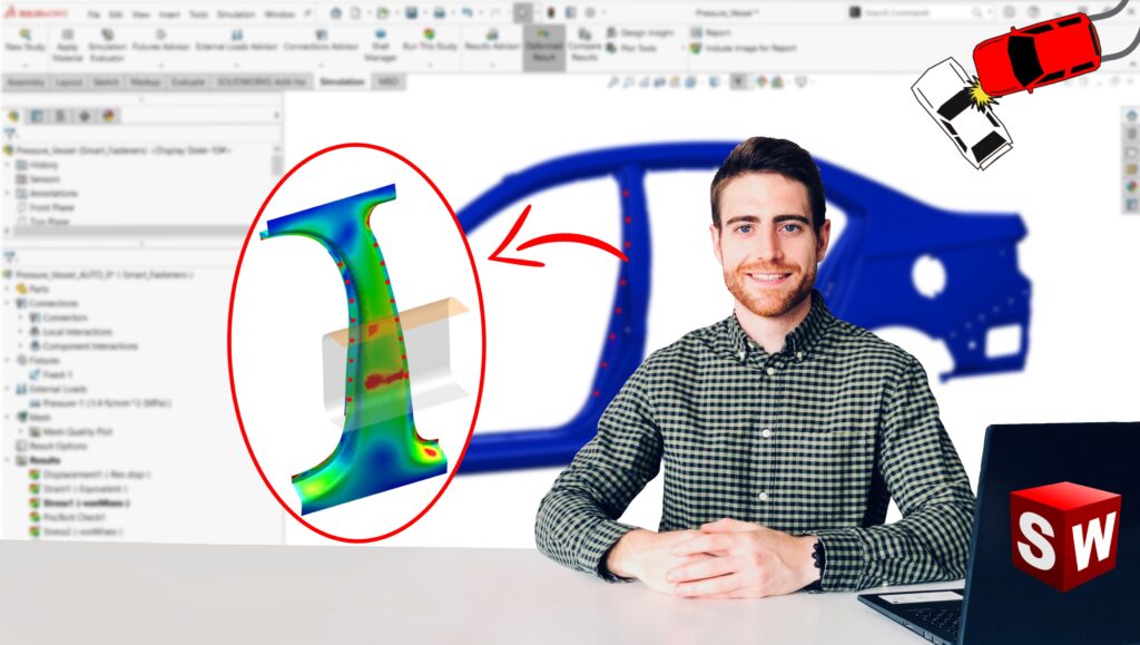 Finite Element Analysis. SolidWorks Simulation. P4: WELDING - areaFEA